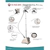 Singer SWP Steamworks PRO Sistema Stiro Verticale, Grigio/Bianco ...