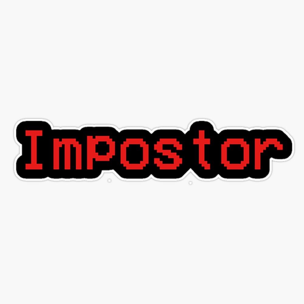 Amazon.com: Impostor Among Us Sticker Bumper Sticker Vinyl Decal 5 ...