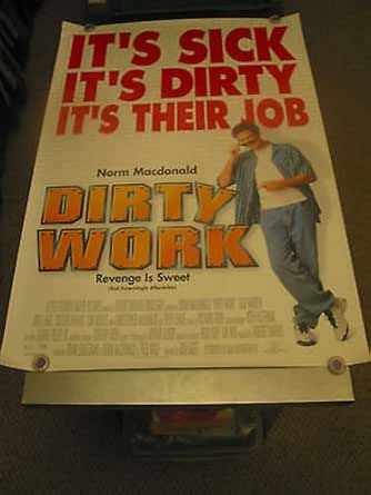 DIRTY WORK/ORIG U.S ONE SHEET MOVIE POSTER (NORM MACDONALD/JACK WARDEN ...
