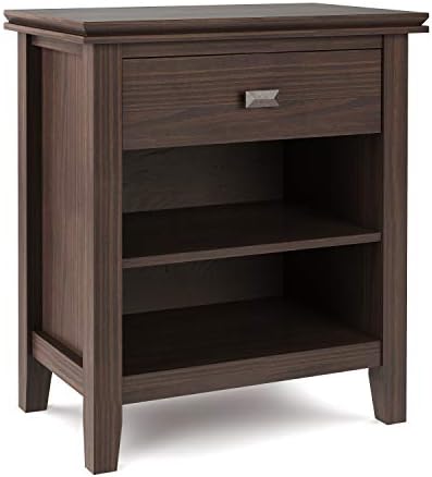 Amazon.com: SIMPLIHOME Artisan 24 inches Wide Night Stand, Bedside ...