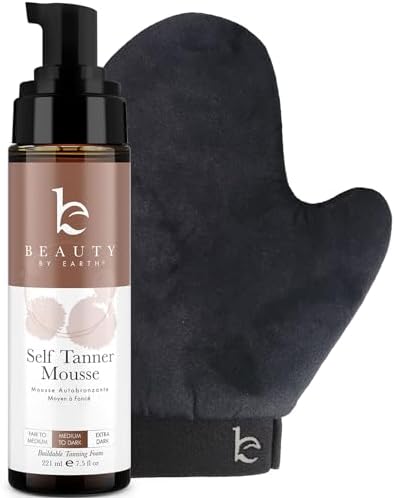 Amazon.com: Self Tanner Tanning Mousse Kit - USA Made with Natural ...