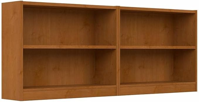 Amazon.com: Bush Furniture Universal Small 2 Shelf Bookcase in Natural ...