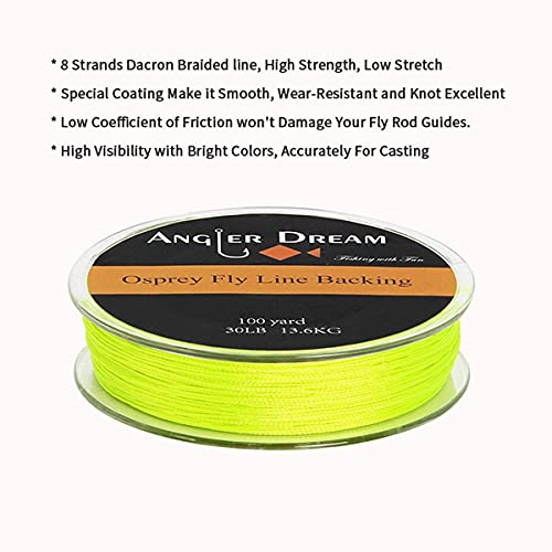Snapklik.com : Green Floating 4F WF Fly Fishing Line Kit 4 WT Fly ...