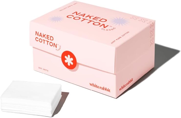 Amazon.com: MUJI Makeup Facial Soft Cut Cotton Unbleached 60x50 mm ...