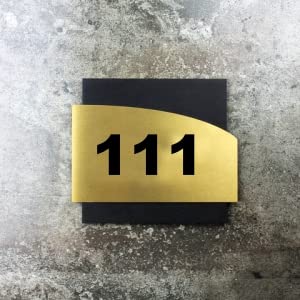 Number Plate 111 Laser cut Foam Board smooth finish plate with double ...