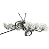 Amazon.com : Strongway Inline Acreage Rake - 55in.W, 6 Tine Reels ...