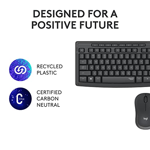 Logitech MK295 Wireless Mouse & Keyboard Combo with SilentTouch ...