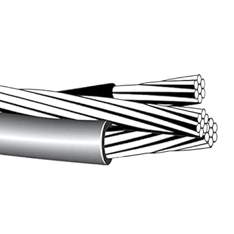 Nassau Electrical Supply 125' Cockle 2-2-4 Aluminum Triplex Overhead ...