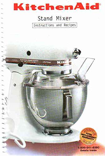 KITCHEN AID STAND MIXER Instructions and Recipies: Kitchen Aid: Amazon ...