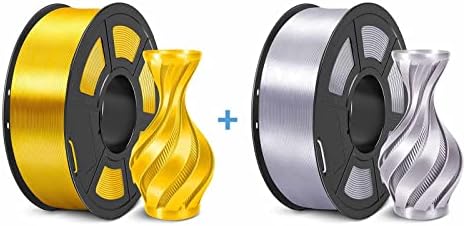 Amazon.com: SUNLU Shiny Silk PLA Filament 1.75mm，Smooth Silky Surface ...