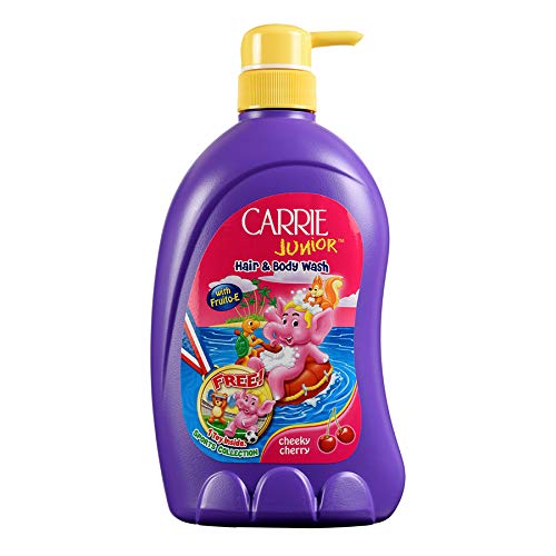 Carrie Junior Hair and Body Wash, Cheeky Cherry, 700ml with Free Toy ...