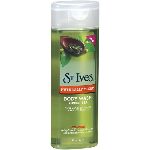 Amazon.com : St. Ives Green Tea Naturally Clear Body Wash, 9 Ounce ...