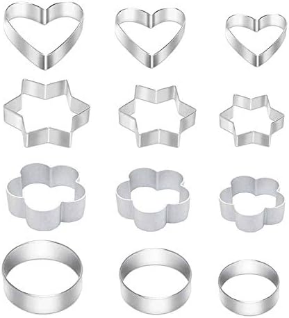 6 Pieces Gingerbread Man Cookie Cutters Set Stainless Steel Boy and ...