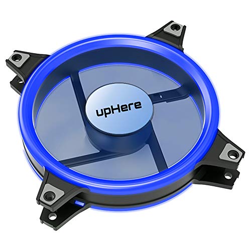 upHere Blue Computer Case Fan 120mm LED Silent Fan for Computer Cases ...