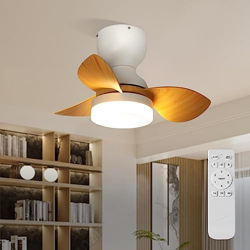 Amazon.co.jp: DINGLILED Ceiling Fan Light, LED Fan with Remote Control ...