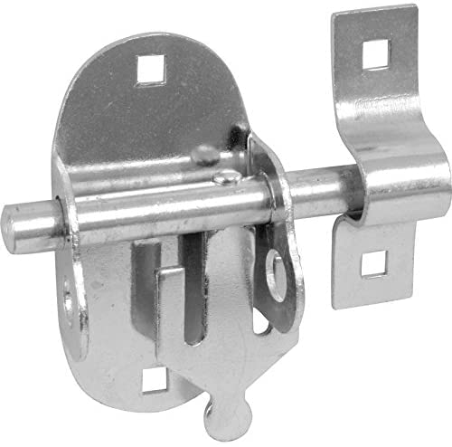 TERF® Heavy Duty Oval Padlock Sliding Bolt Zinc 100mm (4 inch) Pad bolt ...