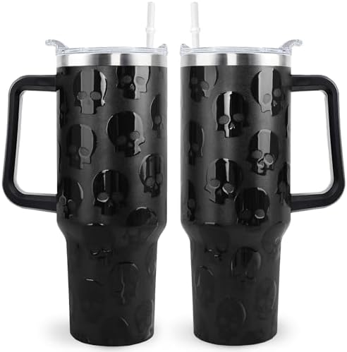 Amazon.com | BIPEDS Funny Skeleton Glass Cups with Lids and Straws ...