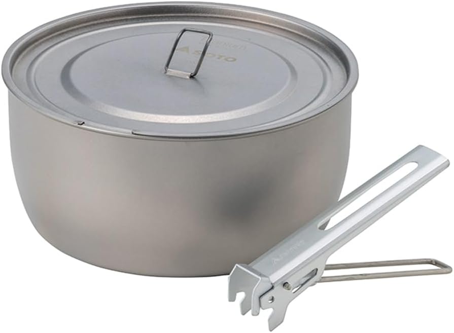 Amazon.com: SOTO Titanium Pot, Ultralight Backpacking Pot with Lifter ...
