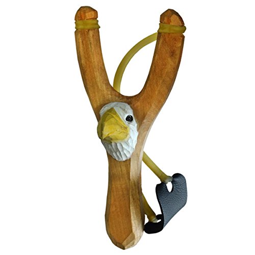 Madsbag Wooden Slingshot Gulel Eagle (3.5 x 2.2 x 8 inches) : Amazon.in ...