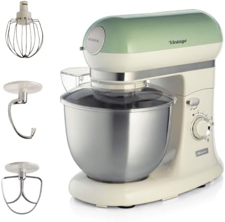 Ariete Vintage 8804 Stand Mixer Food Processor, 1200W, 5.5 Litre ...
