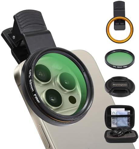 Amazon.com: Yadsux Phone Lens CPL Polarizer Filter for iPhone,Samsung ...