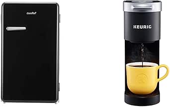 COMFEE' 3.3 Cubic Feet Solo Series Retro Refrigerator Sleek Appearance ...