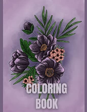 Amazon.com: Coloring book flowers with tear out sheets: Coloring Book ...