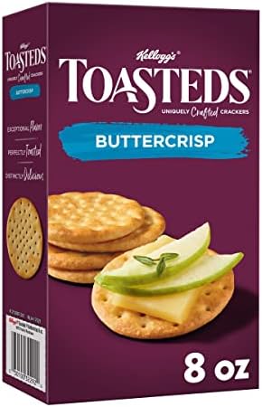 Amazon.com: Toasteds Crackers, Party Snacks, Lunch Snacks, Savory Onion ...