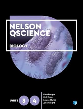 Nelson QScience Biology Units 3 & 4 (Student Book with 4 Access Codes ...