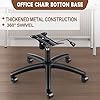 Amazon.com: Topdeep 28" Swivel Chair Base Replacement, Office Chair ...