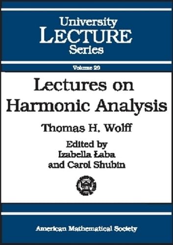 Amazon.com: Lectures on Harmonic Analysis (University Lecture Series ...