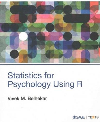 Buy Statistics for Psychology Using R Book Online at Low Prices in ...