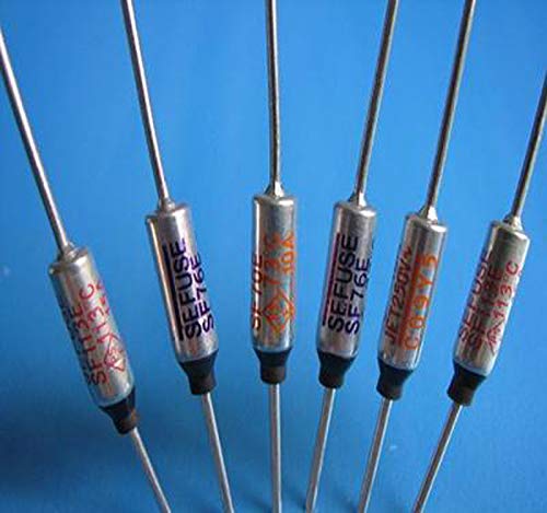 65pcs SEFUSE Cutoffs Thermal Fuse Assortment Kit SF70E to SF240E 10A ...