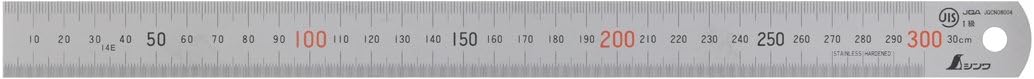 Amazon | シンワ測定(Shinwa Sokutei) 直尺 シルバー 30cm JIS1級 13013 | 定規・曲尺