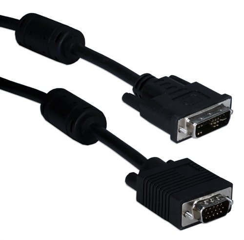 Amazon.com: 100 ft. VGA HD15 Male to DVI Male Flat Panel Video Adaptor ...
