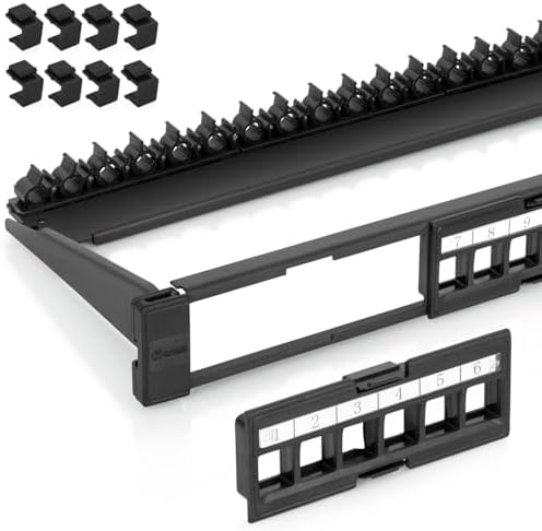Amazon.com: Cable Matters Rackmount 1U 19” Blank Fiber Patch Panel with ...