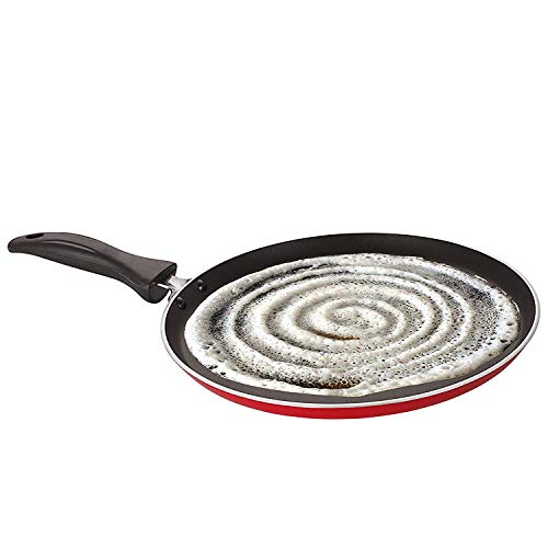 DEZEEN Aluminum Flat Dosa Tawa, Concave Chapati Tawa and Grill Pan ...