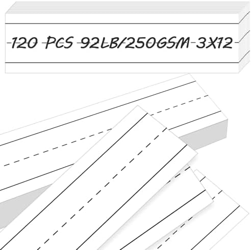 Amazon.com: LOTMER 100 Sheets Colored Sentence Strips, 92LB/250gsm ...