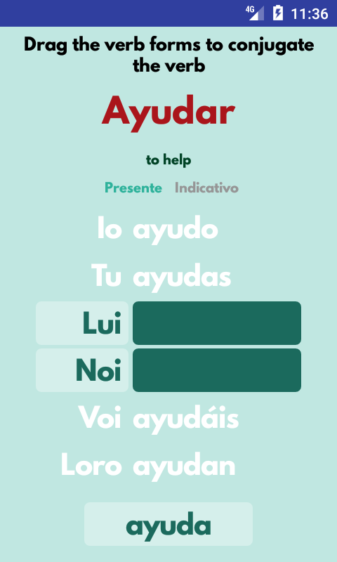Ayudar Conjugation