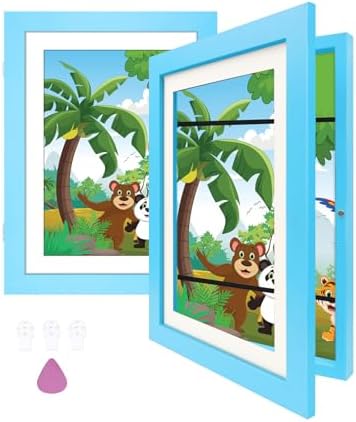 Kids Artwork Frames Changeable,2PCS Kids Art Frame Children Art ...