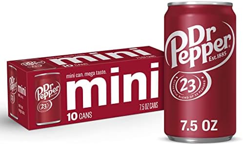 Amazon.com : DR PEPPER - MINI CANS, 7.5 OZ, 10 PK : Grocery & Gourmet Food