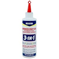 BEACON 3-in-1 Advanced Craft Glue - Fast-Drying, Crystal Clear Adhesive ...