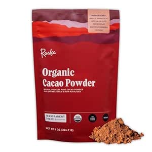 Amazon.com : Raaka Chocolate Organic Cacao Powder - Unsweetened, Non ...
