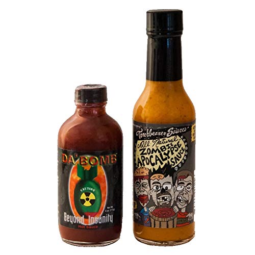 Amazon.com : Da Bomb Beyond Insanity Hot Sauce and Zombie Apocalypse ...