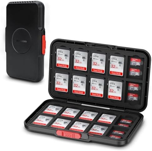 Amazon.com: Pop Up Style Memory Card Case,60 Slots Memory Card Holder ...