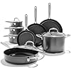 Amazon.com: OXO Softworks 13 Piece Cookware Pots and Pans Set, 3 ...