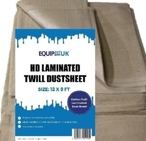 Heavy Duty Cotton Dust Sheets for Decorating - Laminated Dust Sheet ...