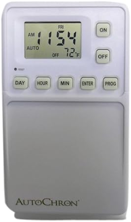 Amazon.com: SWE Inc 82000 AutoChron Wall Switch Timer, 6" x 3" x 2 ...