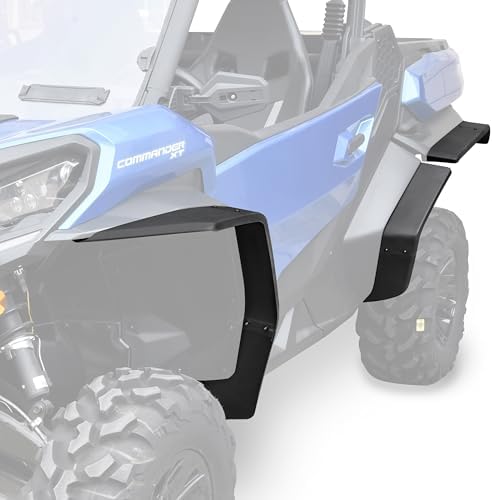 SAUTVS XXL Wider Fender Flares for Can-Am Commander, Front Rear ...