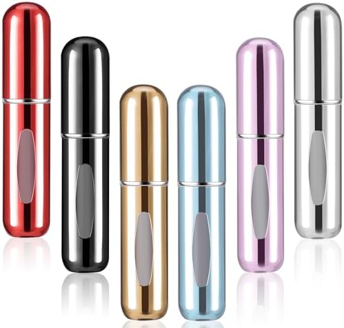 6 PCS Mini Perfume Atomizer Bottles,5ml Spray Container,Portable Size ...